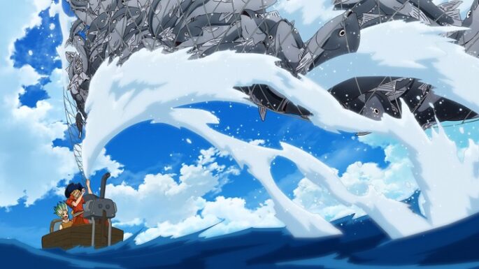 Dr. STONE S3 4/5 - [Eye of Science/Science Ship Perseus] - Star Crossed ...
